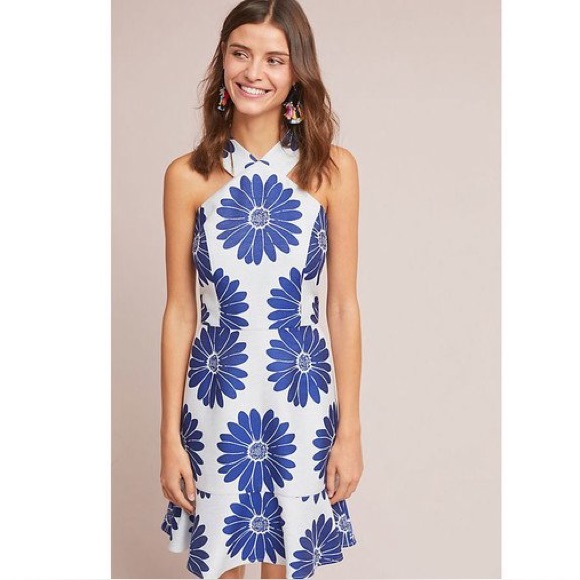 Anthropologie | Dresses | Nwt Anthropologie Hutch Twiggy Floral Halter ...